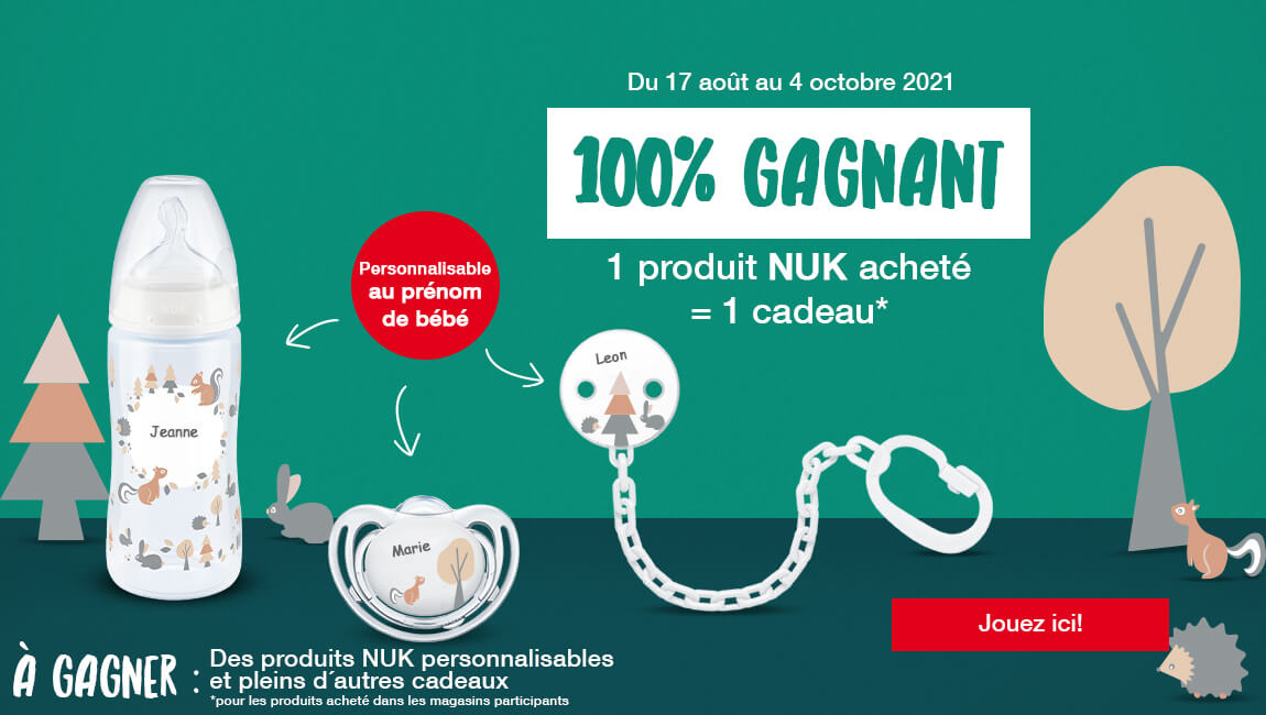 Produits pour bébés NUK dans la boutique en ligne officielle
